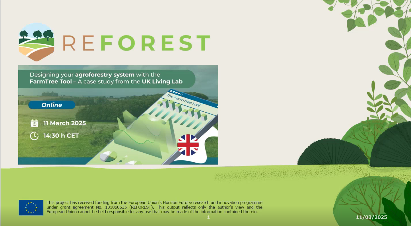 ReForest Webinar: FarmTree Agroforestry Modeling and Practical Lessons ...